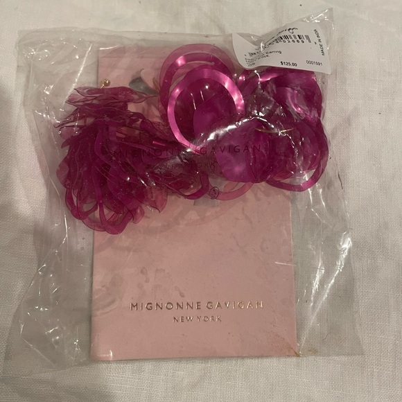 Mignonne Gavigan | Jewelry | Mignonne Gavigan Mini Lola Hoops Hot Pink ...